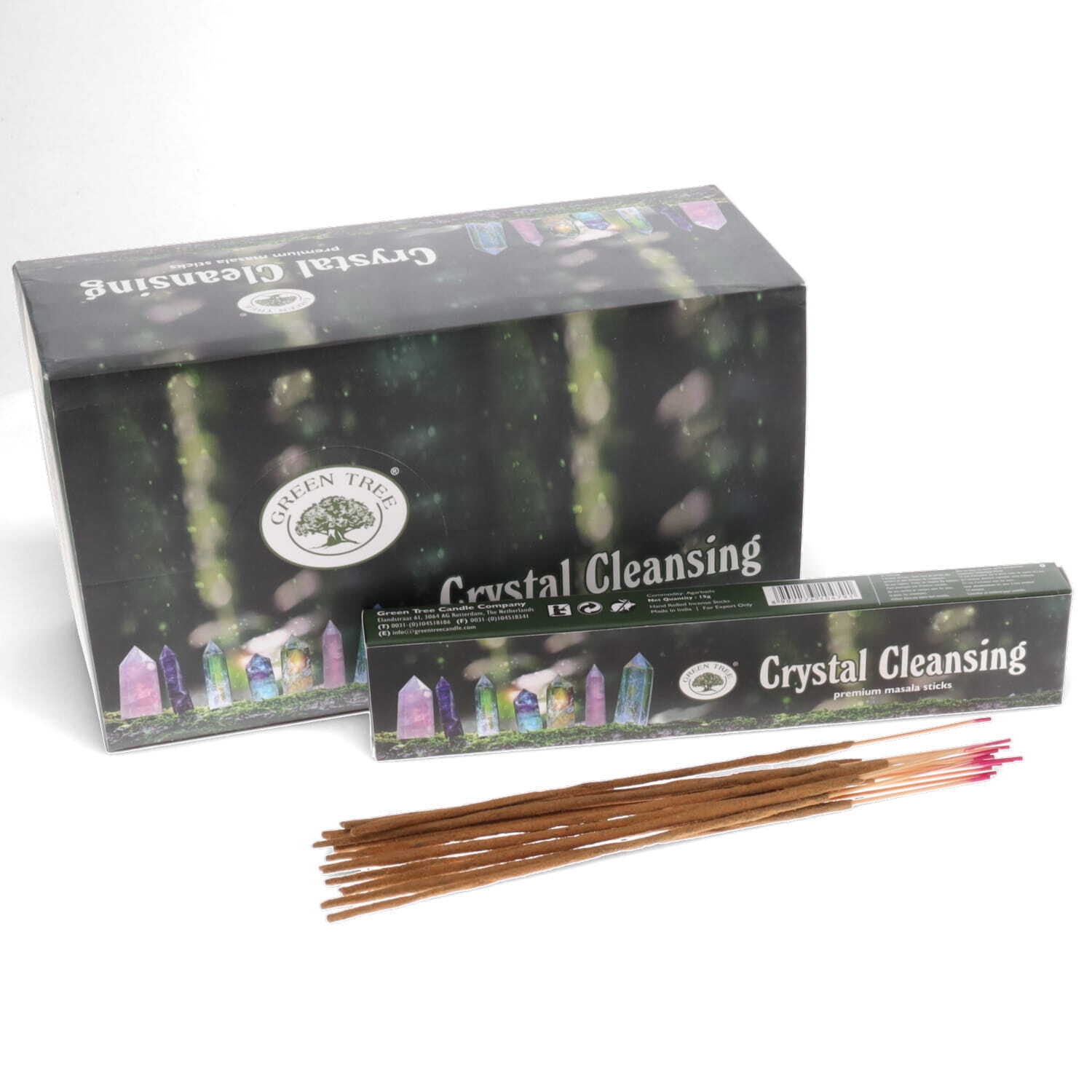 Best Wholesale Green Tree Crystal Cleansing Incense (15gm) Giftware ...